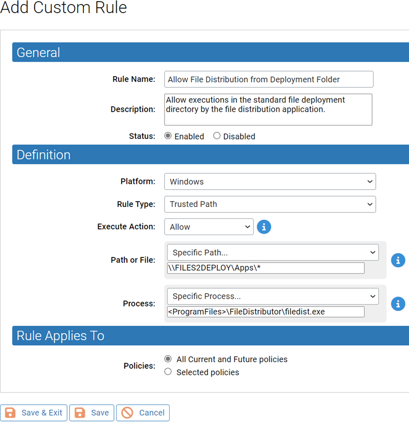 Custom Rule Types and Examples